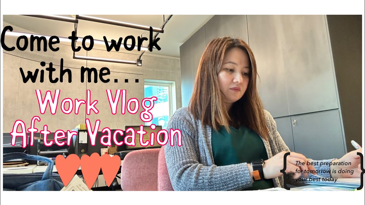 Life in UAE 🥶| work vlog after my vacation 📒📚/ come to work with me ☕️ / a office vlog of an ofw ...