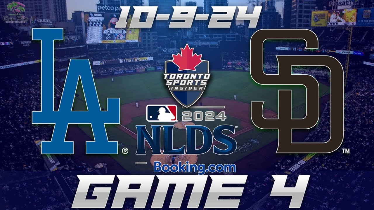 10-9-24 Los Angeles Dodgers vs San Diego Padres NLDS Game 4 Game Audio ...