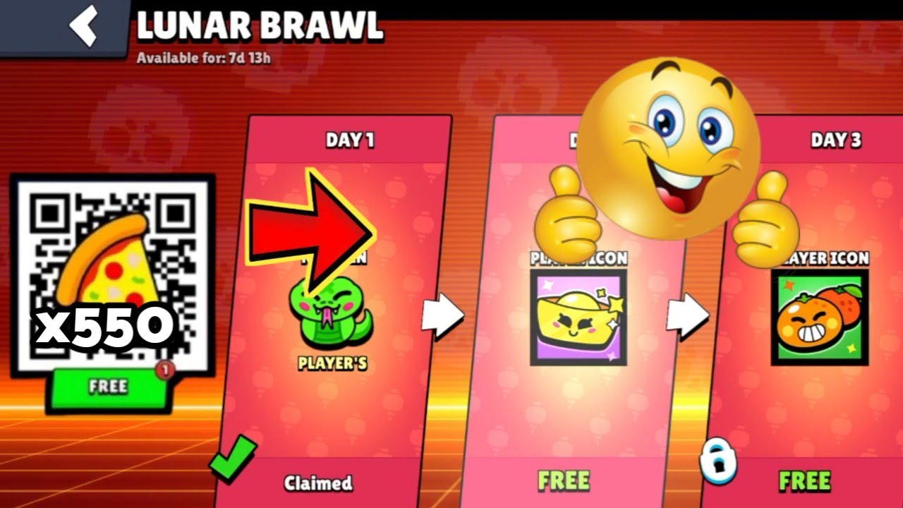 FREE! x550 PIZZA SLICES 🥳 PIZZA PLANET QR CODE | BRAWL STARS QR CODES ...