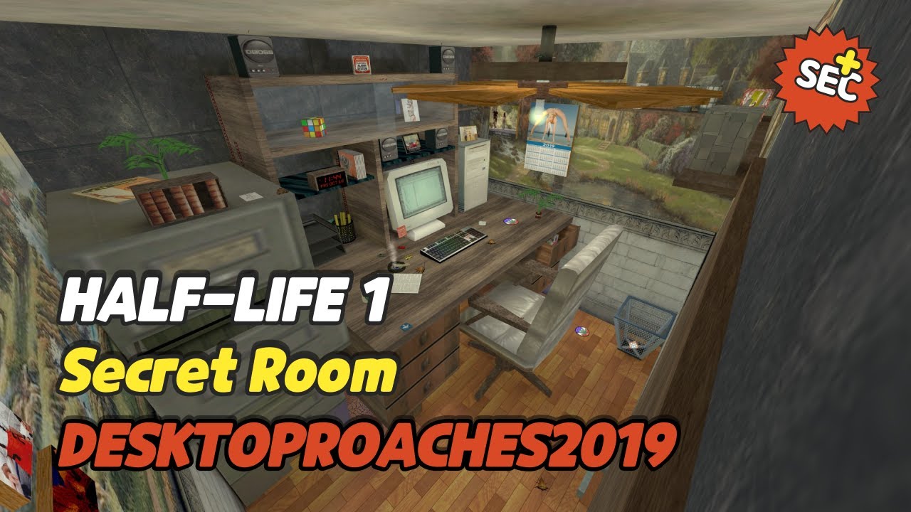 🔑HALF-LIFE 1 Secret Room (DesktopRoaches2019) - YouTube
