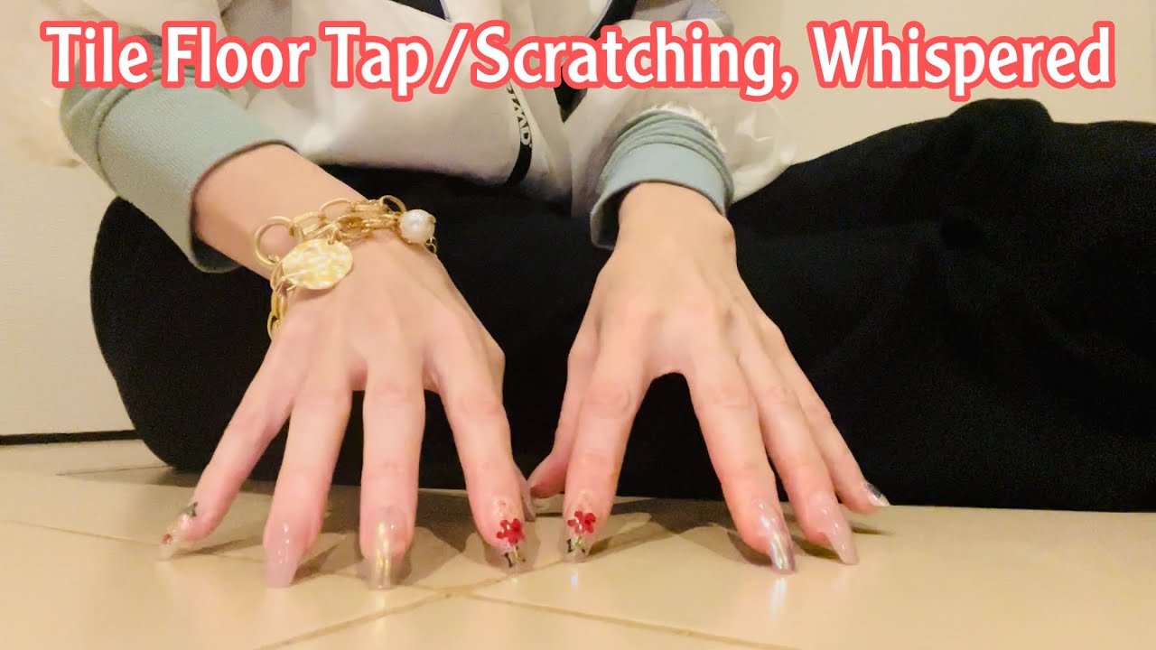 ASMR * Tile Floor Tapping/Scratching * Camera Tapping * Whispered ...