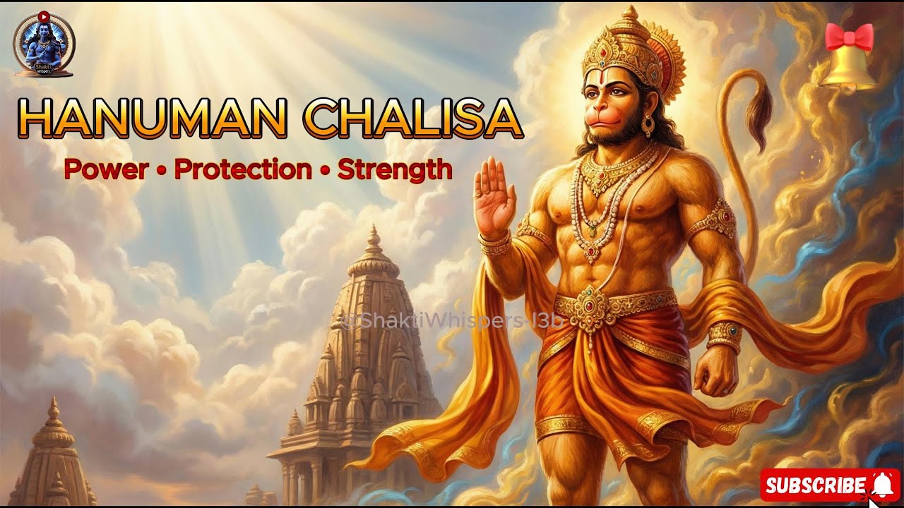 Shri Hanuman Chalisa | Peaceful Devotional Chant | Calm & Divine Energy ...
