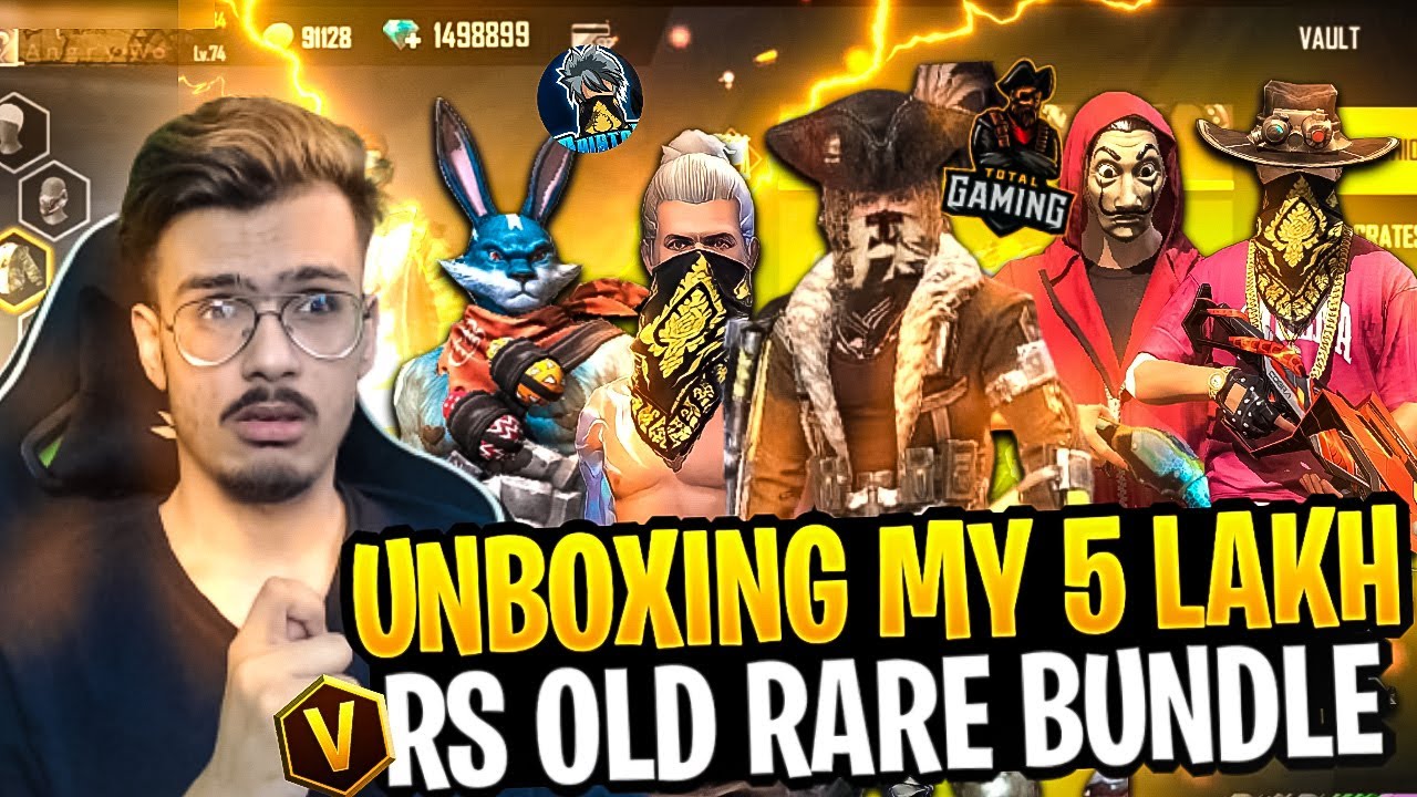 NOOB TO PRO UNBOXING Most Rare Bundles in Free Fire 😲 MUST WATCH ...