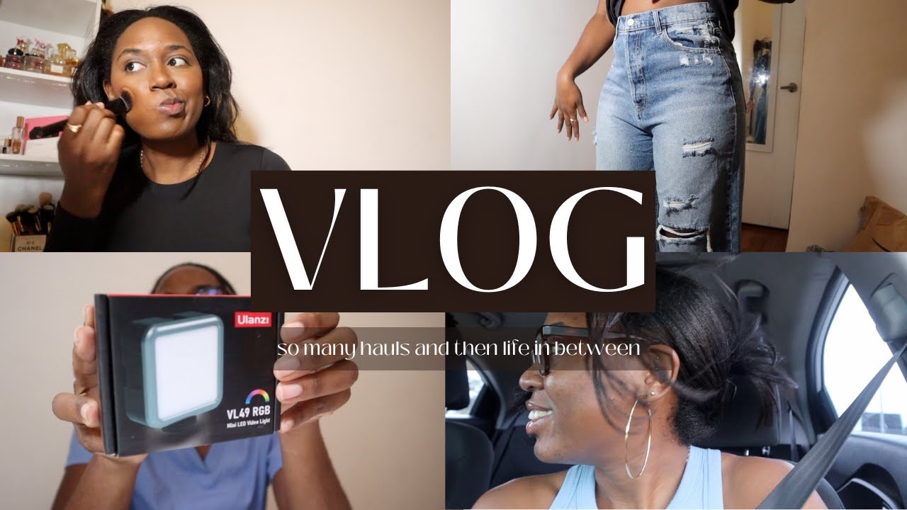 Vlog | so many hauls tho, amazon haul, fashion nova haul, madame glam ...
