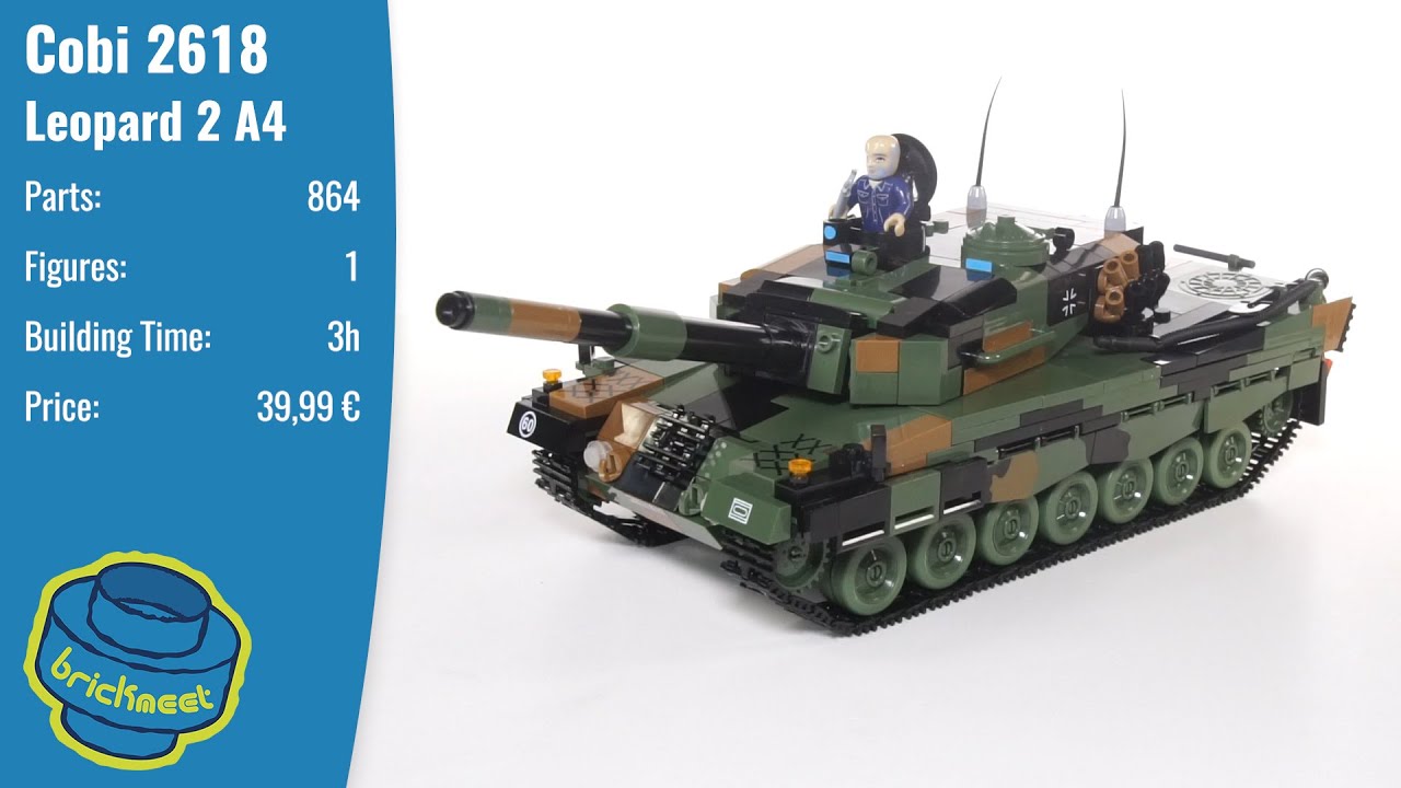 COBI 2618 Leopard 2 A4 - Speed Build Review - YouTube