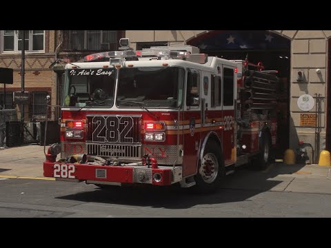 **Model 28 Siren!** FDNY Engine 282 & Ladder 148 Respond 2nd due to a ...