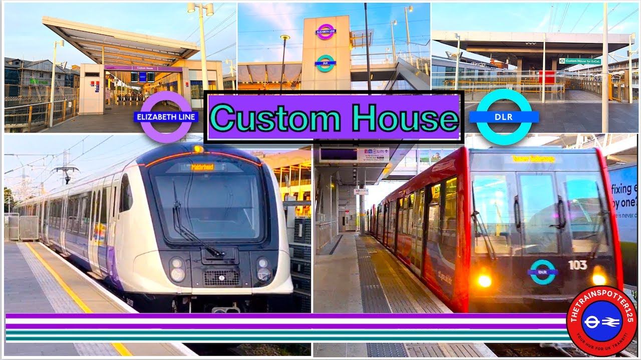 Trains at Custom House Station [CUS] - ECS (21/06/2023) - YouTube