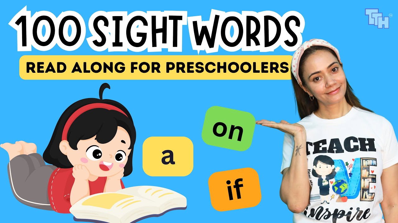 100 Sight Words for Kids | Learn to Read with Fun | Sight Word Practice ...