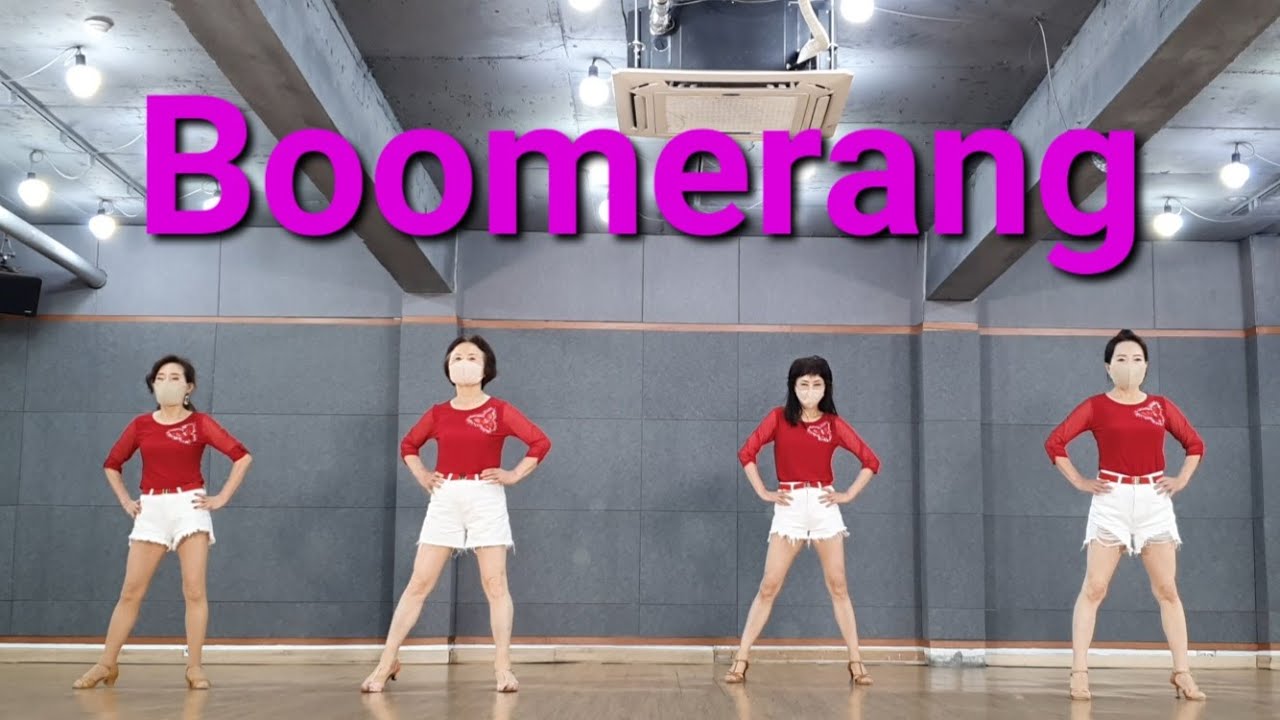 Boomerang line dance (Easy Intermediate) Demo - YouTube