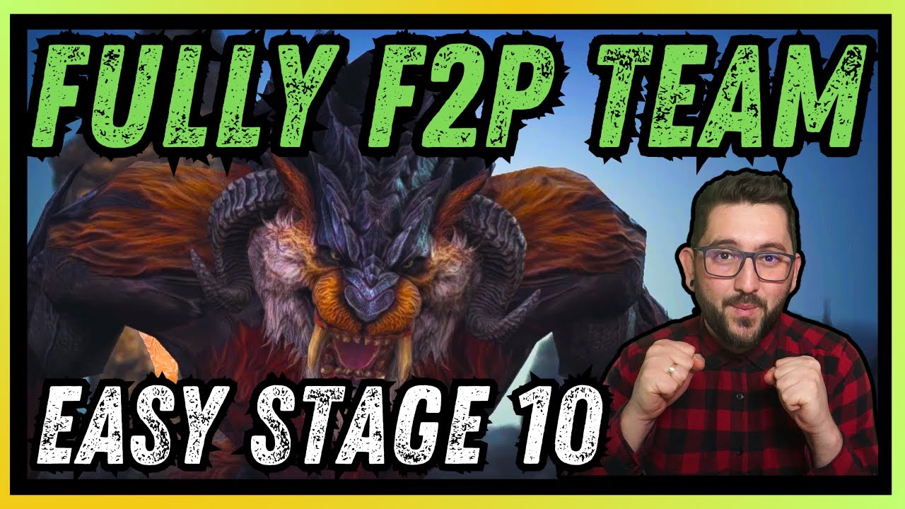🚨 Easy Stage 10 NO Pulled Legendary Needed 🚨 Tarrasque 10 F2P Team ...