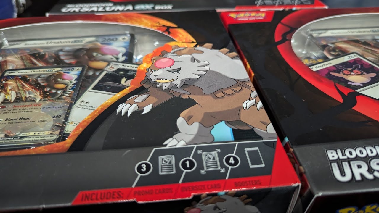 Bloodmoon Ursaluna Box Delivers with IR Squirtle! - YouTube