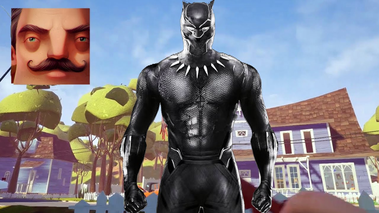 Hello Neighbor - My New Neighbor Big Black Panther FInal History ...