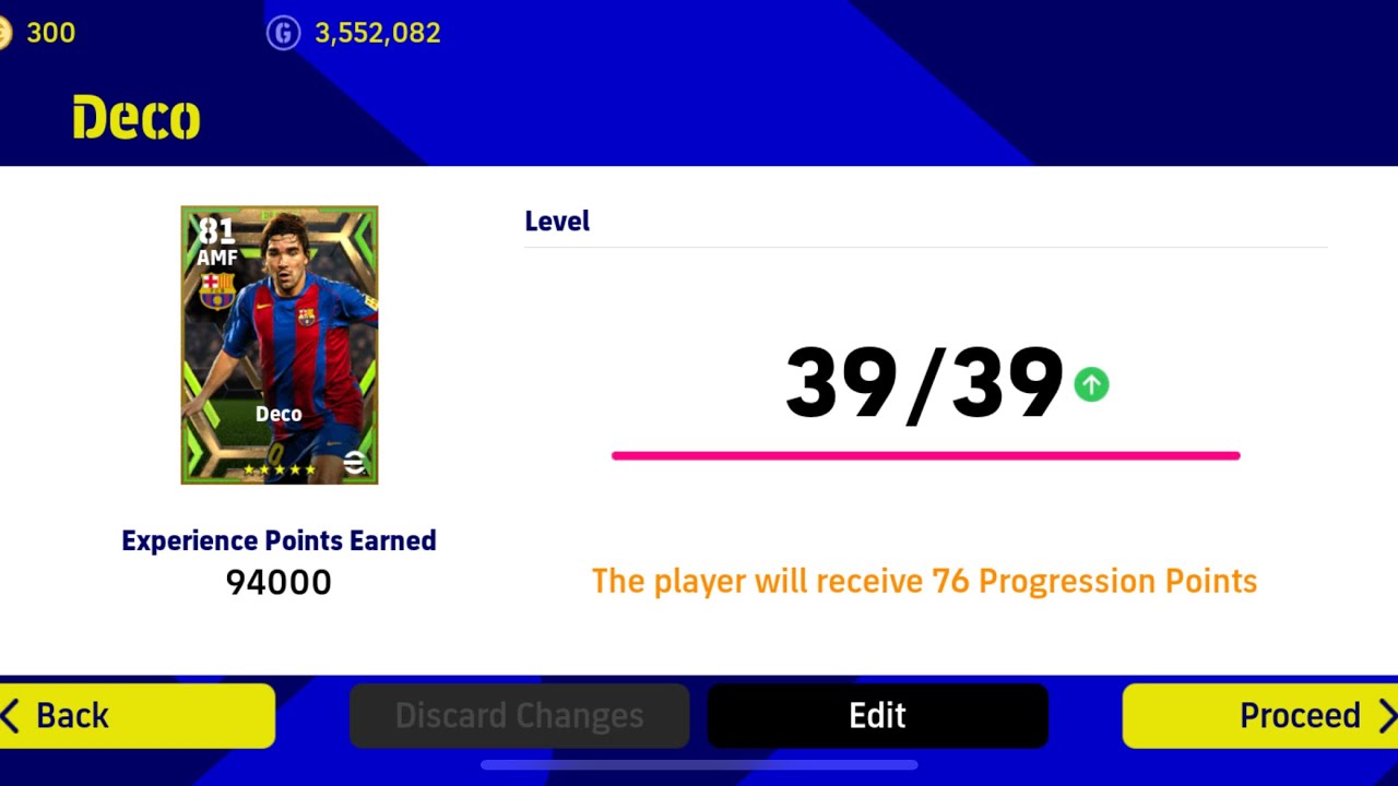 98 Rated Epic Deco || max level max rating efootball 2023 level up Epic ...