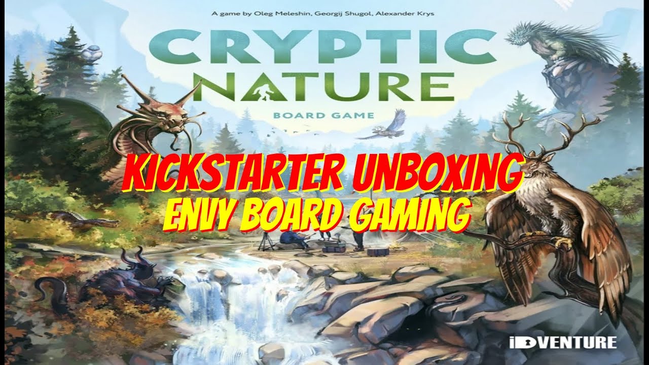 Cryptic Nature Kickstarter Unboxing - YouTube