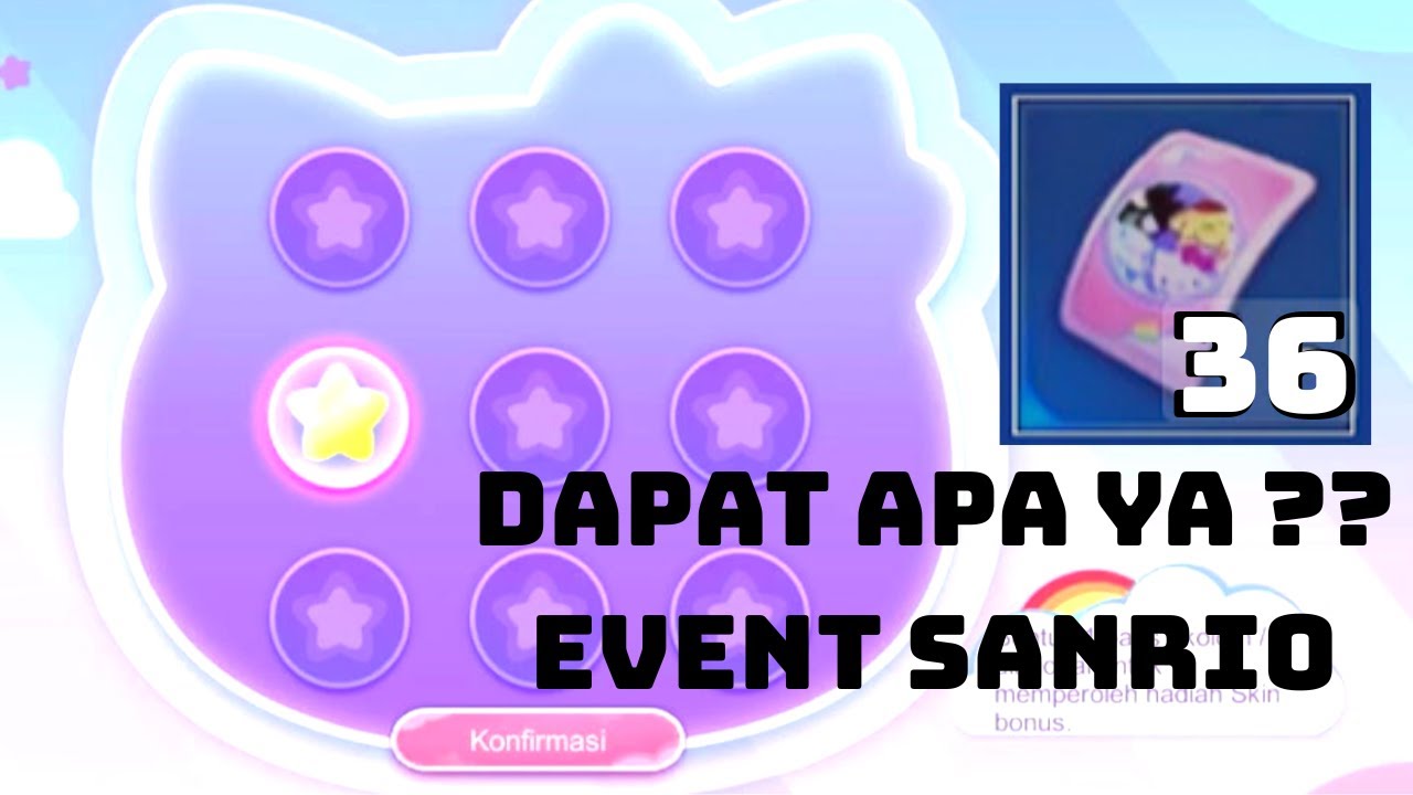 36 TOKEN !! DAPAT SKIN APA AJA EVENT SANRIO MLBB - YouTube