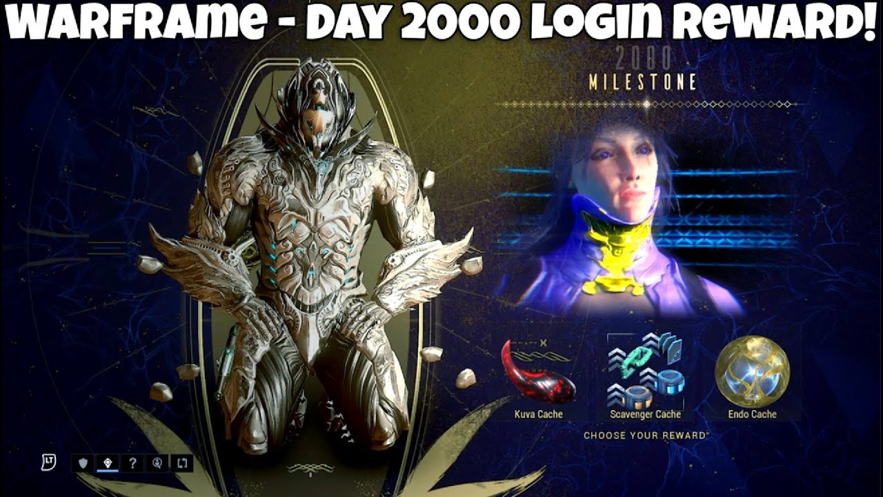 Warframe - Day 2000 Login Reward! (Opening Rivens) - YouTube
