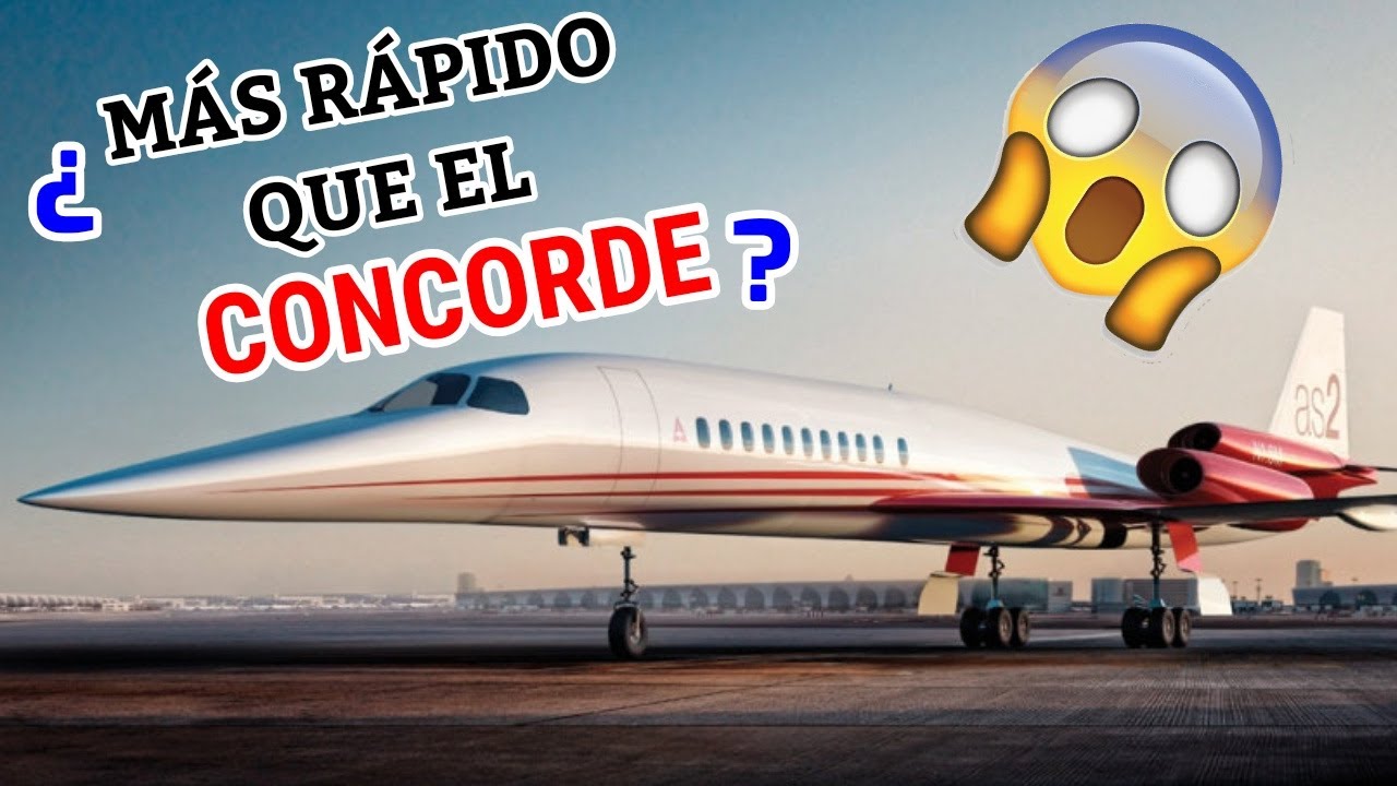EL NUEVO AVIÓN SUPERSÓNICO "AERION AS2"! *¿mas rápido que el CONCORDE ...