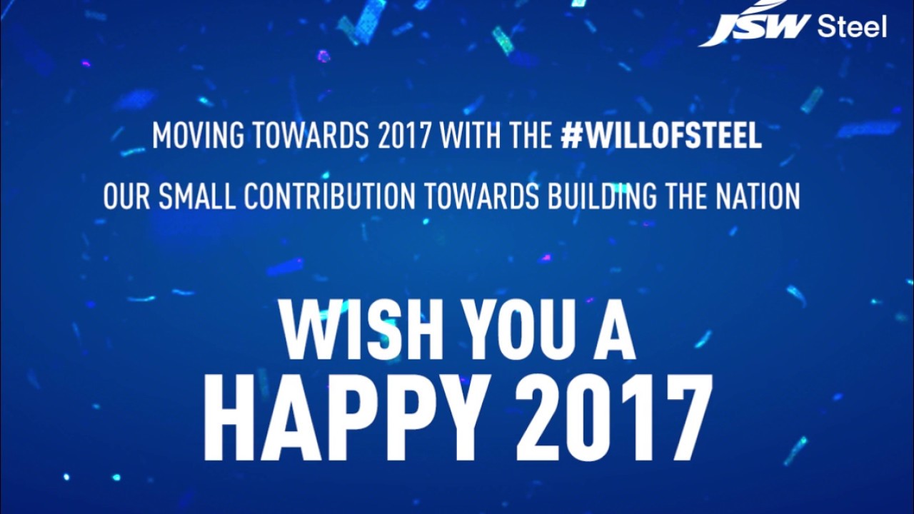 New Year Greetings - JSW Steel - YouTube