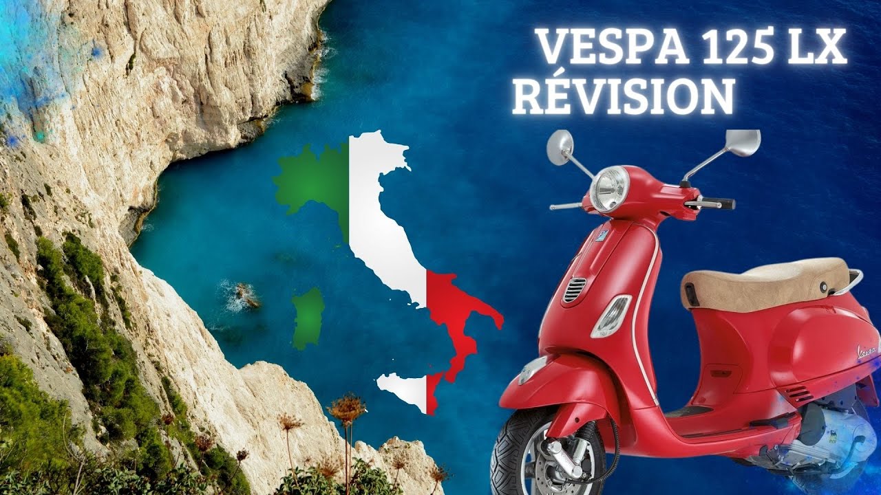 [TUTO] VESPA LX 125 Révision Complète , Changement de courroie. - YouTube