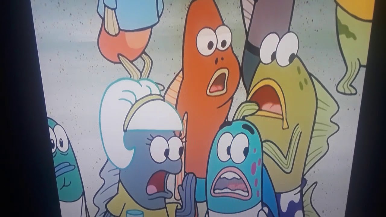 Spongebob gets angry at squidward - YouTube