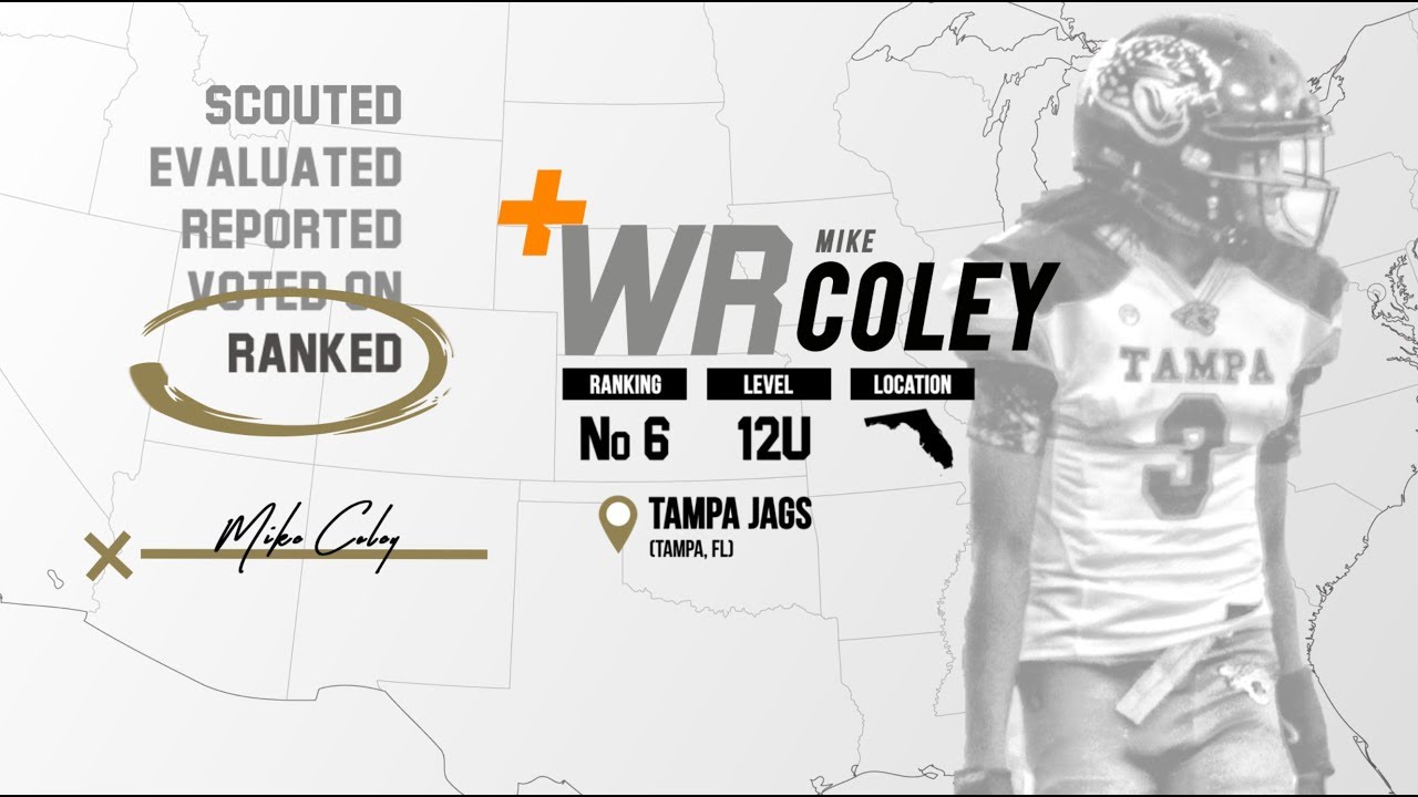 Mike Coley 12U WR RNRTop100 #6 Ranking 2018-2019 - YouTube