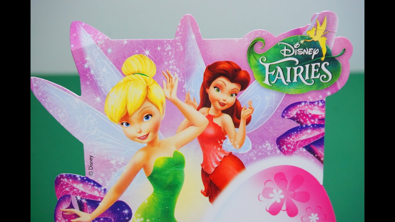 2 Kinder Surprise EGGs Disney Fairies Zarina Klara - YouTube