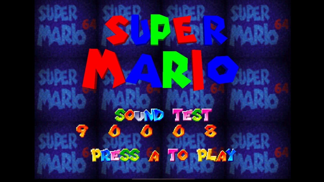 Custom Sound Test Menu in SM64 - YouTube