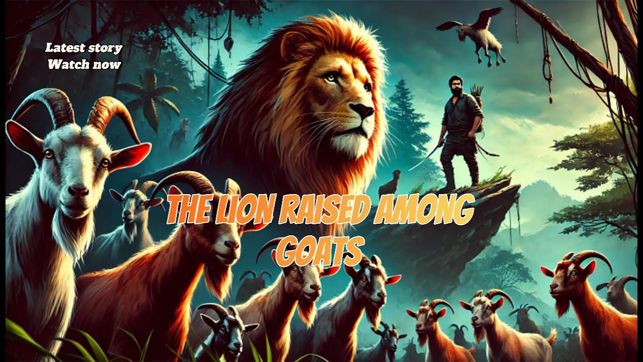 The Lion Raised Among Goats | A Powerful English Moral Story for kids ...