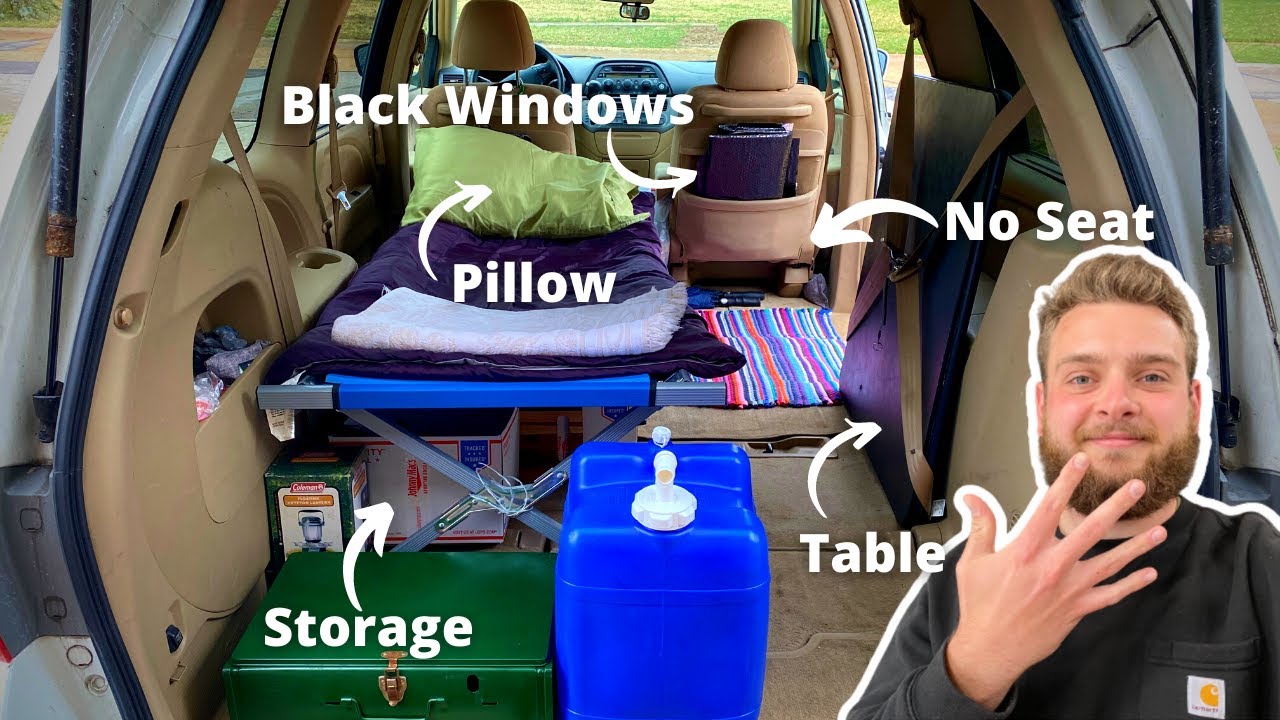 5 Items I Upgraded Inside My Converted Mini Van - YouTube