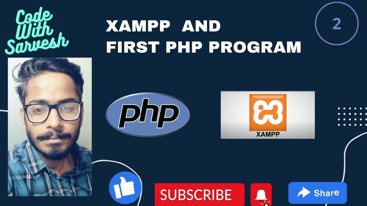 Xampp And First Php Program Youtube 9547