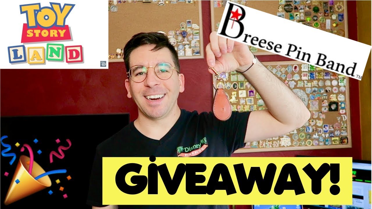 Breese Key Fob & Toy Story Disney Pins GIVEAWAY! - YouTube