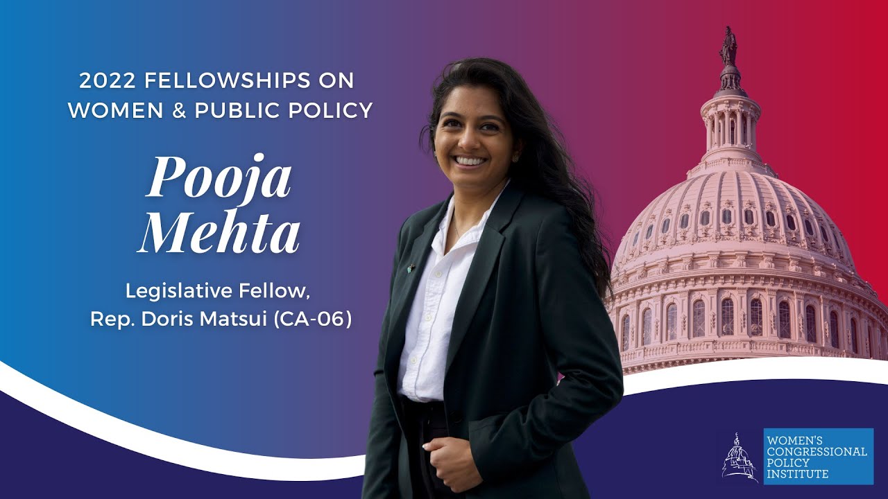 Pooja Mehta 2022 Fellowship Recipient | Congressional Fellowships on ...