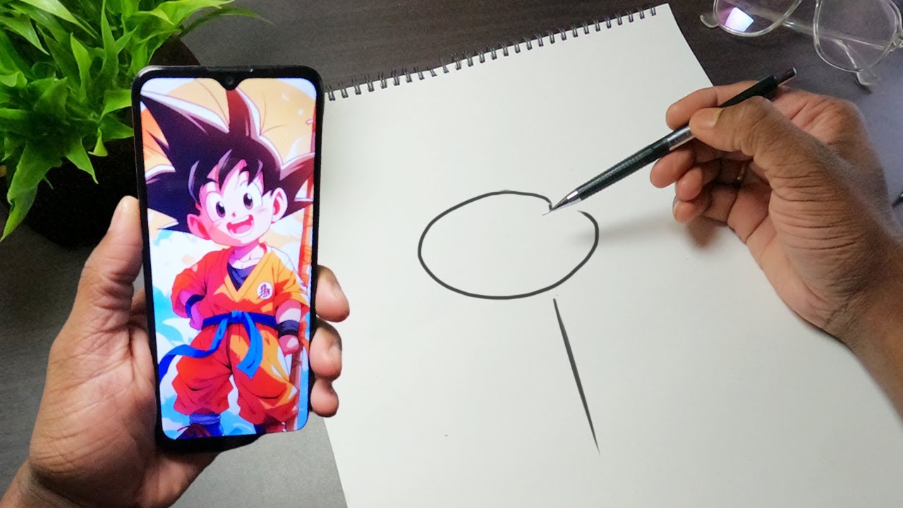 How to Draw Baby Goku | Step by Step - YouTube