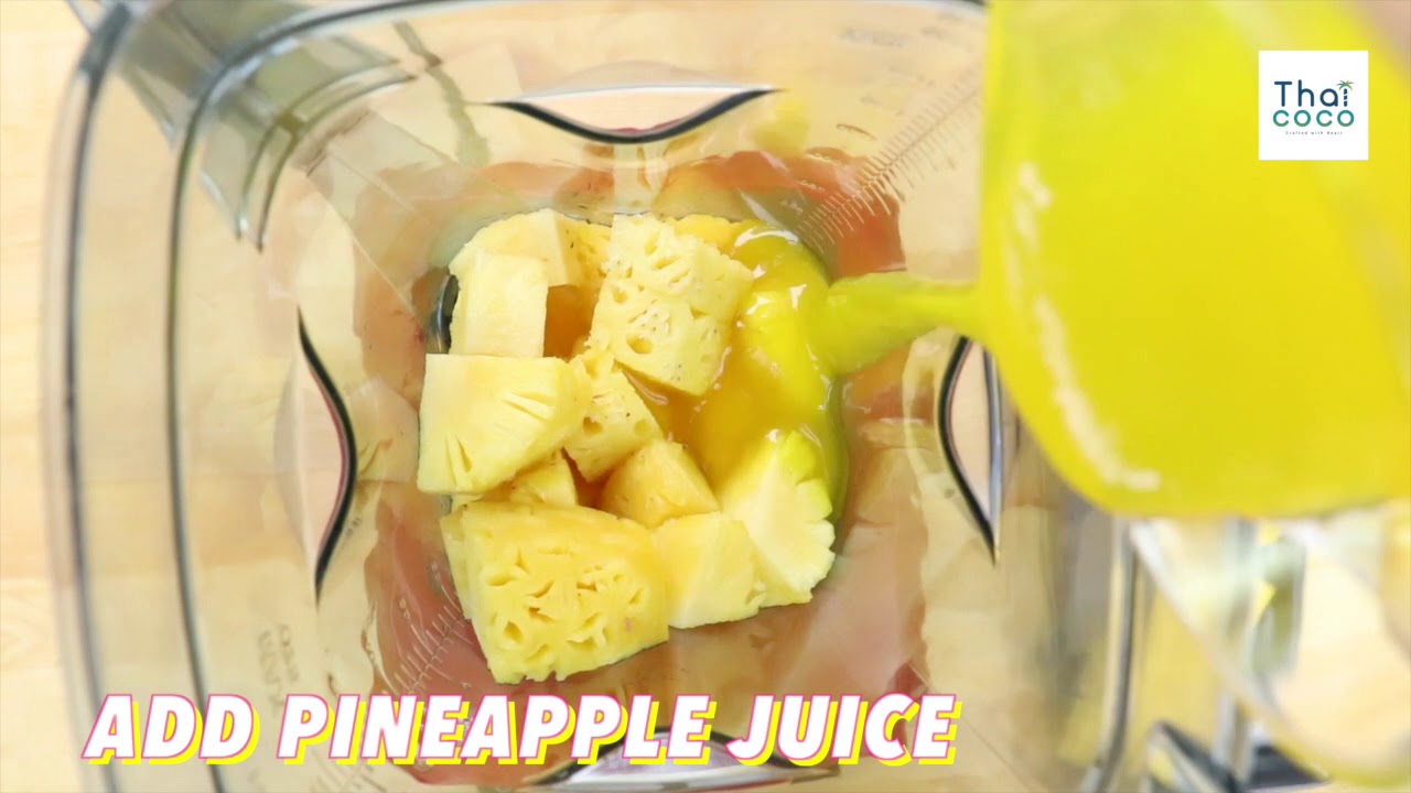 PINA COLADA WITH CREAM OF COCONUT | THAICOCO - YouTube