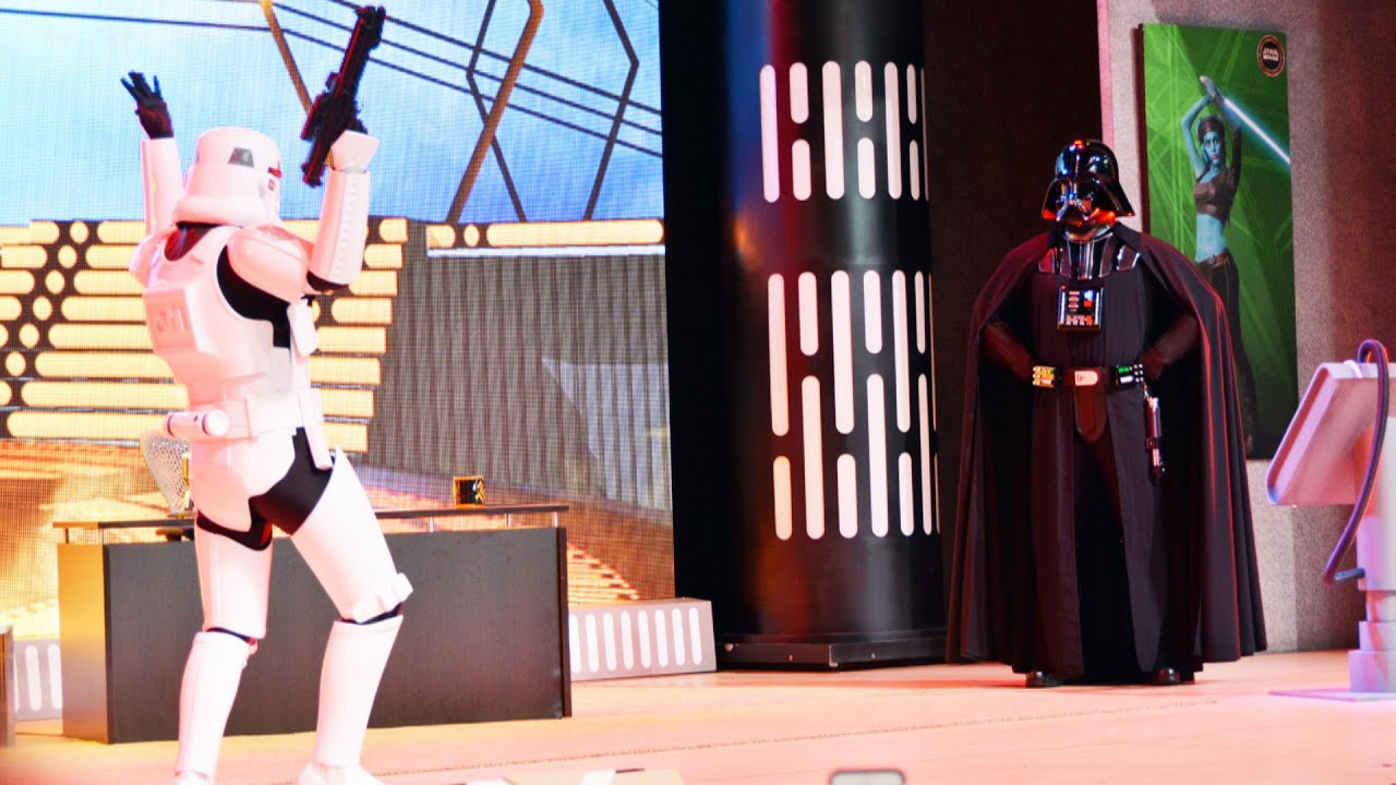 Star Wars Weekends Stormtrooper Skit 2015 Before Stars of the Saga w ...