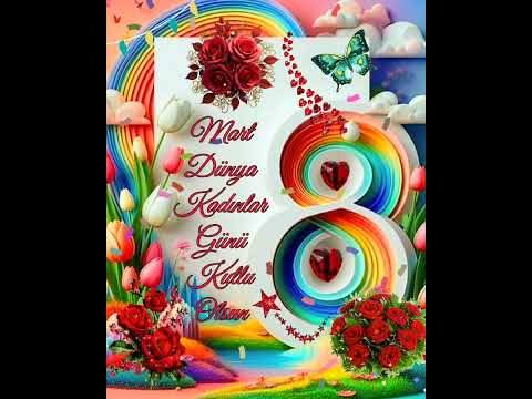 8 Mart Dünya Kadınlar Günü Mesajları🌹 ♥️ En Güzel Kadınlar Günü Mesajı Resimli 2026 🌹#kadınlargünü