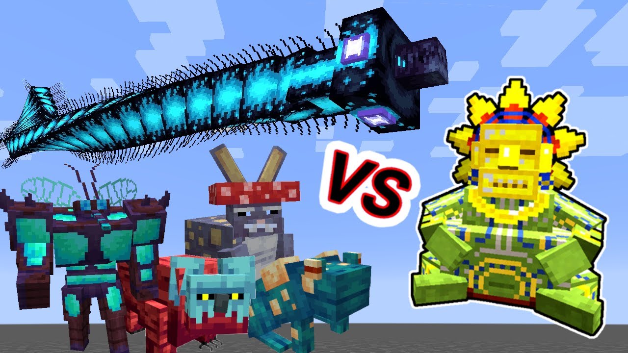 Barako The Sun Chief Vs. Alex's Mobs Monsters in Minecraft - YouTube