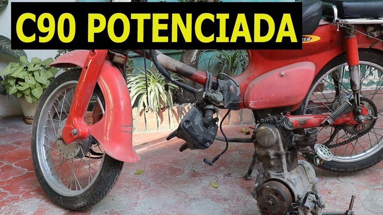 Nuevo proyecto honda c90 racing - YouTube