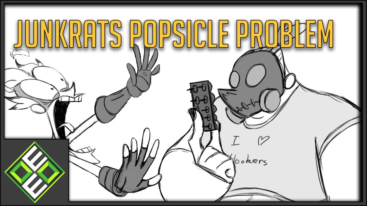 Overwatch comic dub -Junkrats popsicle problem - YouTube
