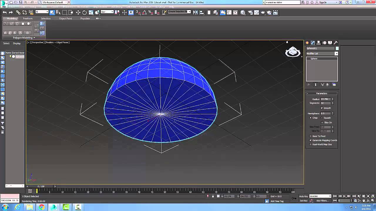 3ds Max 12-17 Normal Modifier - YouTube