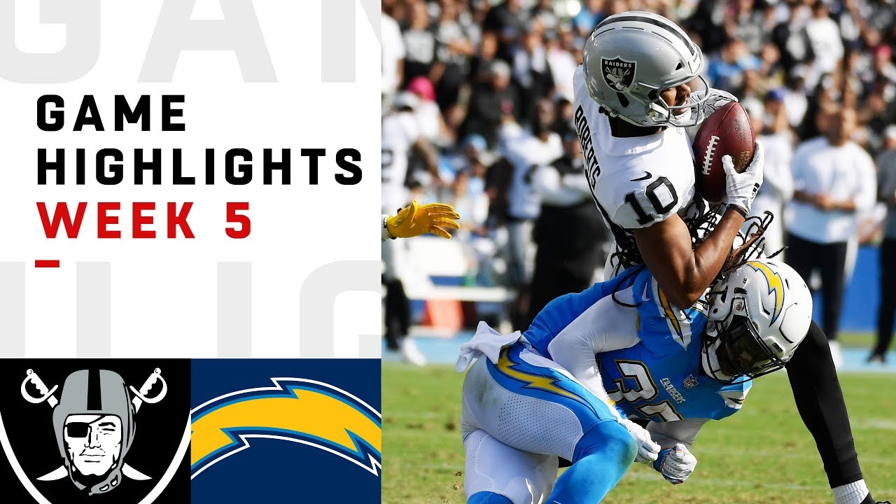 Raiders vs. Chargers Week 5 Highlights | NFL 2018 - YouTube