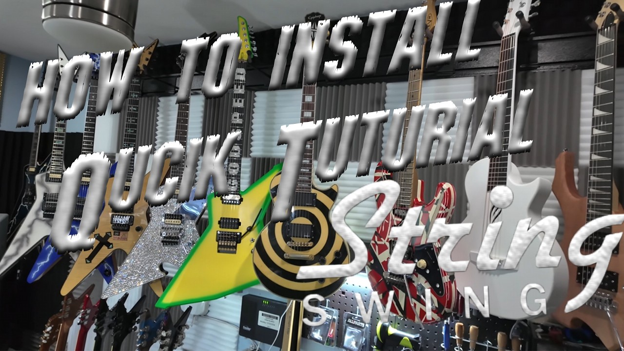 How To Install A String Swing - YouTube