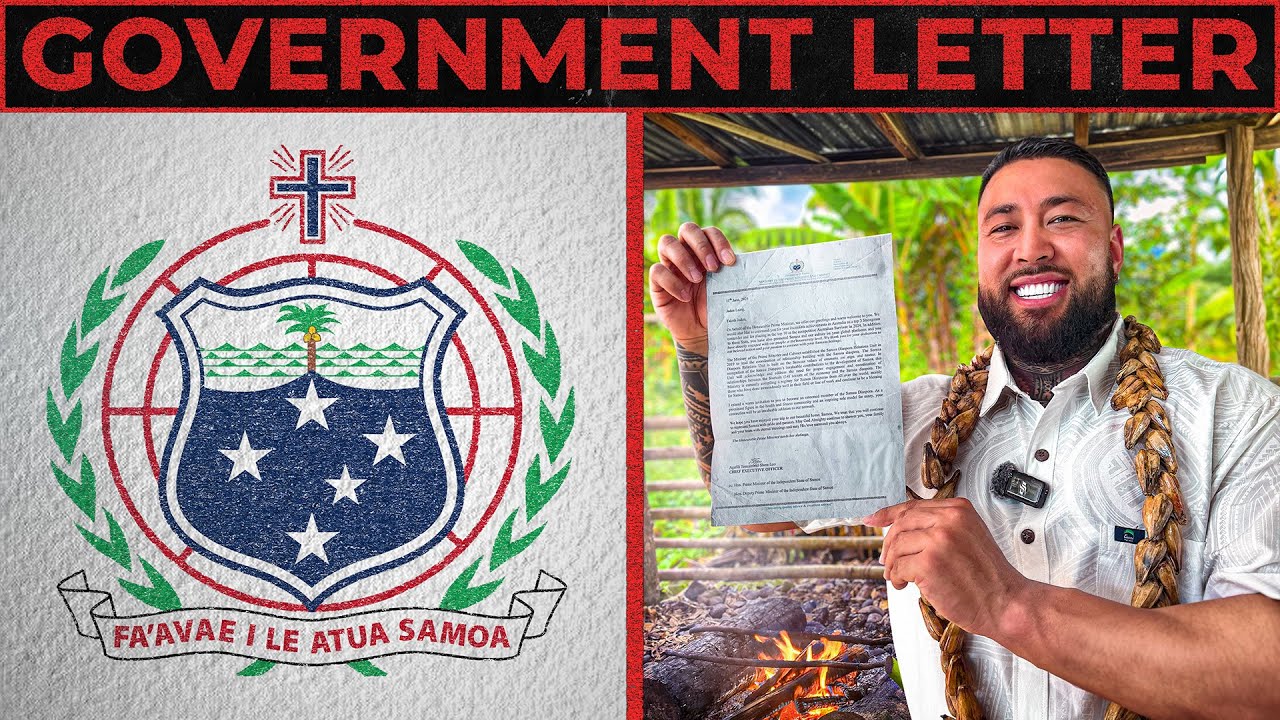 I GOT A LETTER FROM THE SAMOAN GOVERNMENT - YouTube