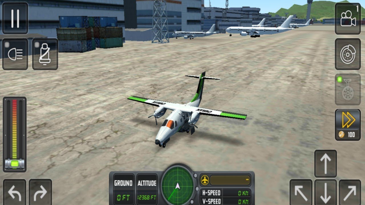 Flight Sim 2018 #1 Flight take off And Landing Test | Android Gameplay ...