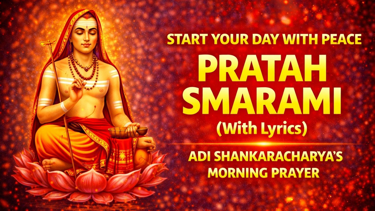 Pratah Smarami Adi Shankaracharya | Powerful Morning Mantra for Peace ...