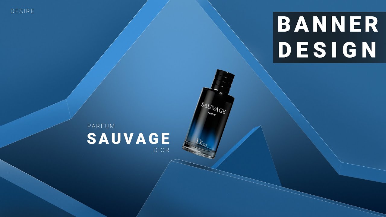 How to Design a Professional Product Banner in Photoshop - YouTube