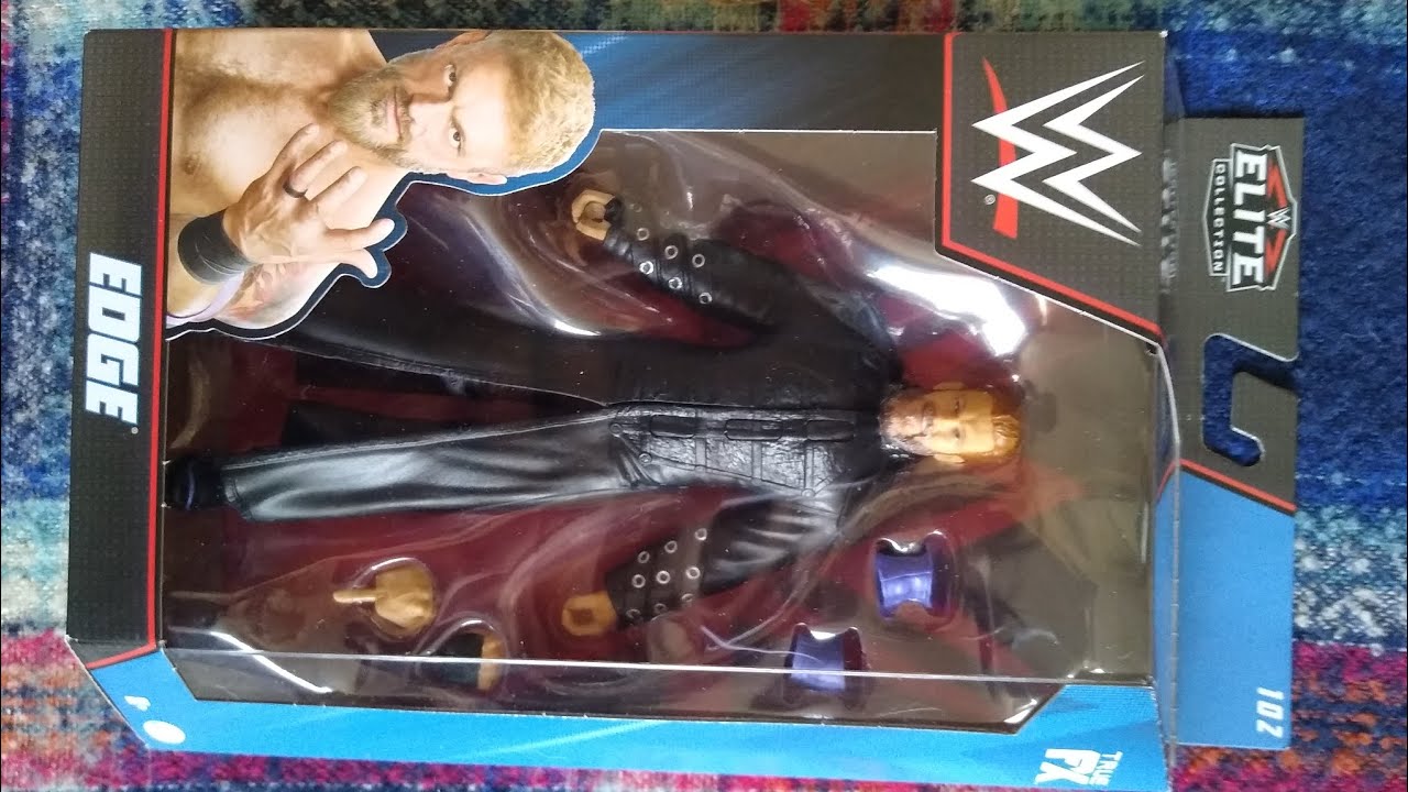 wwe elite 102 edge unboxing and review - YouTube