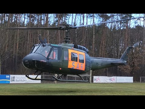 Rettungshubschrauber SAR 87 (70+87) | Engine-Check + Start nach ...