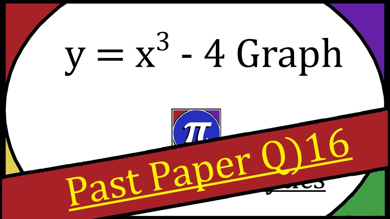Graph Of Y X 3 4 Question 16 Past Paper Series YouTube