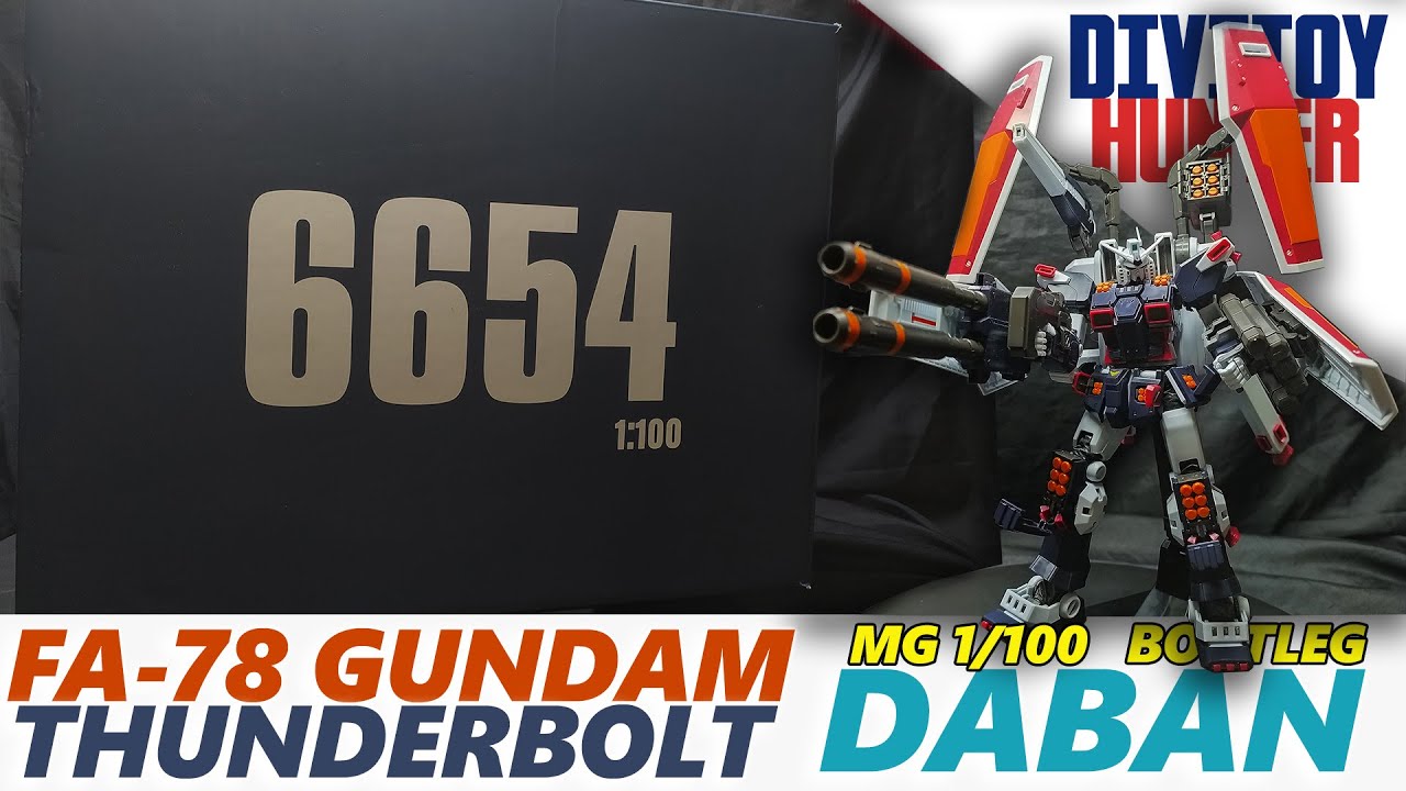 FA-78 GUNDAM THUNDERBOLT MG 1/100 DABAN - YouTube
